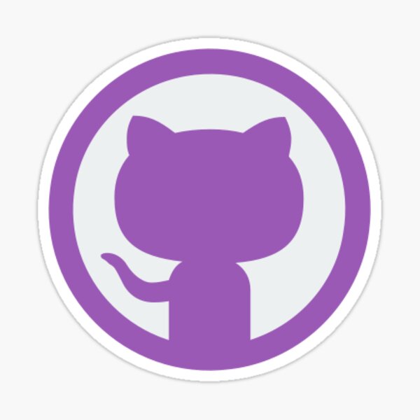 "git purple logo sticker" Sticker for Sale by developerfriday | Redbubble