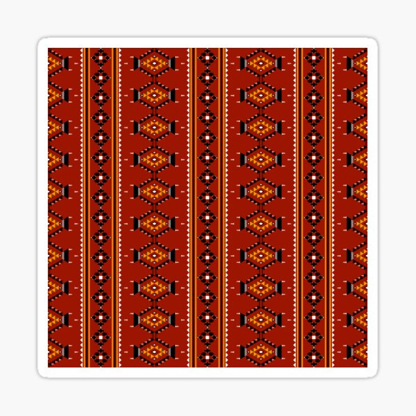 "Arabic Pattern - burgundy - Arabic Majlis" Sticker for Sale by ...