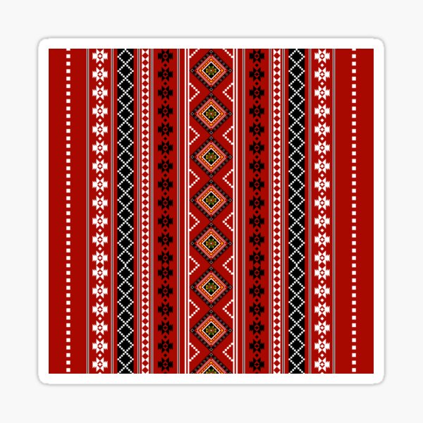 "Arabic Pattern - burgundy - Arabic Majlis" Sticker for Sale by ...