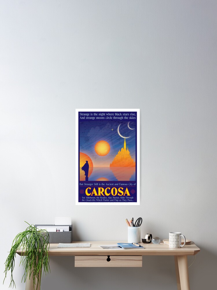 "Carcosa Poster v2" Poster for Sale by Ekliptik | Redbubble