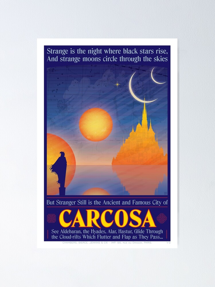 "Carcosa Poster v2" Poster for Sale by Ekliptik | Redbubble