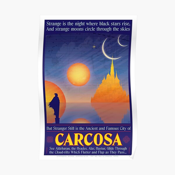 "Carcosa Poster v2" Poster for Sale by Ekliptik | Redbubble