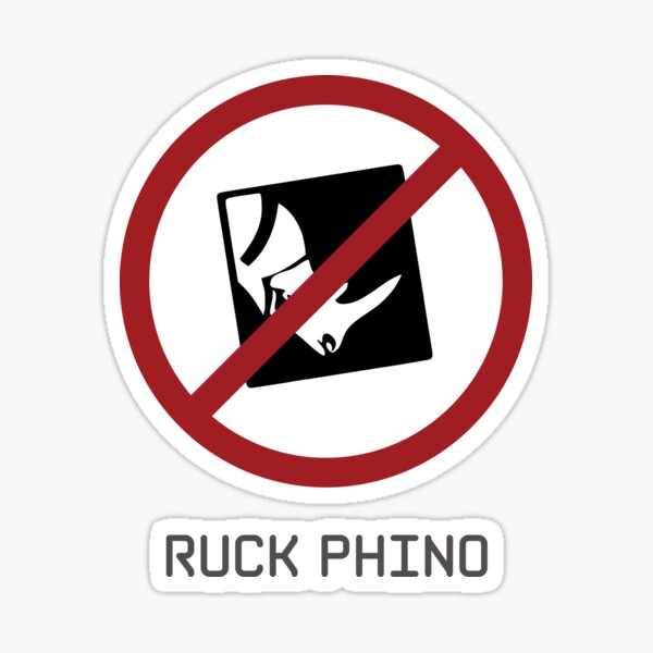 "Ruck Phino" Sticker for Sale by anishde | Redbubble