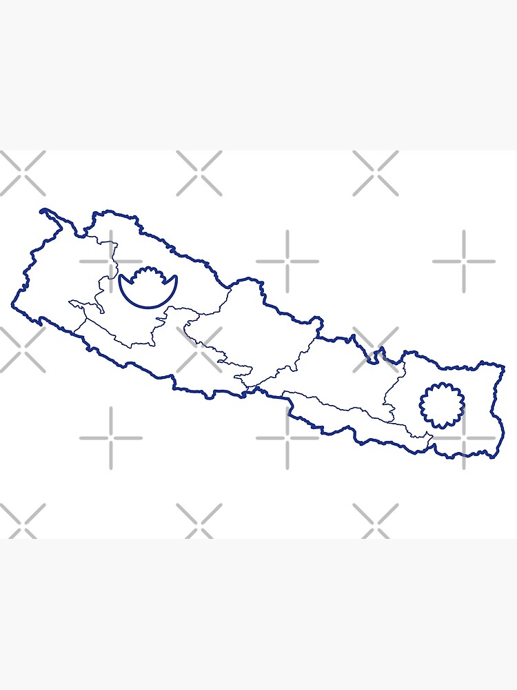 "Nepal New Map with Provinces" Poster for Sale by Maicha | Redbubble
