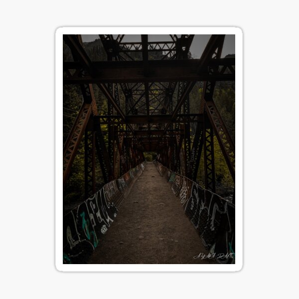 "Graffiti Bridge " Sticker for Sale by ayanad0426 | Redbubble
