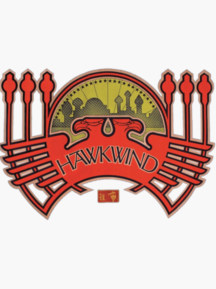 "HAWKWIND - BAND - UNISEX 1" Sticker for Sale by GrassShackni | Redbubble