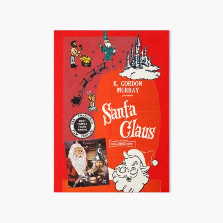 "Santa claus Jerry Christmas" Art Board Print for Sale by yenneyliza ...