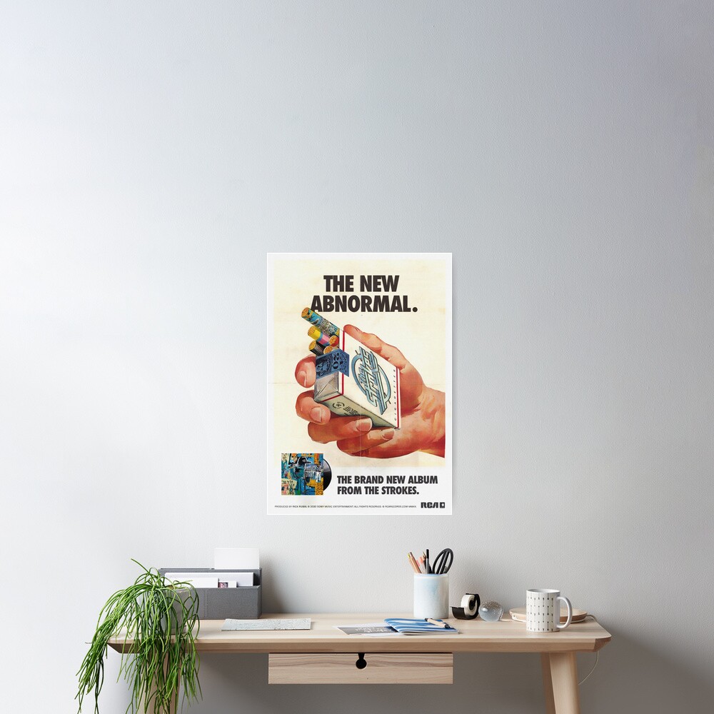 "The Abnormal Era - Aesthetic Cigarette Ads In 2020s" Poster for Sale ...