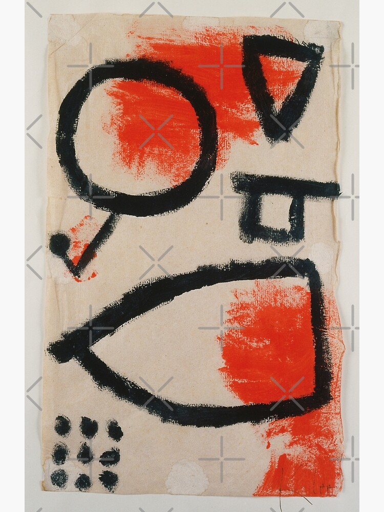 Lámina artística «Paul Klee Alea jacta, formas y símbolos abstractos en ...
