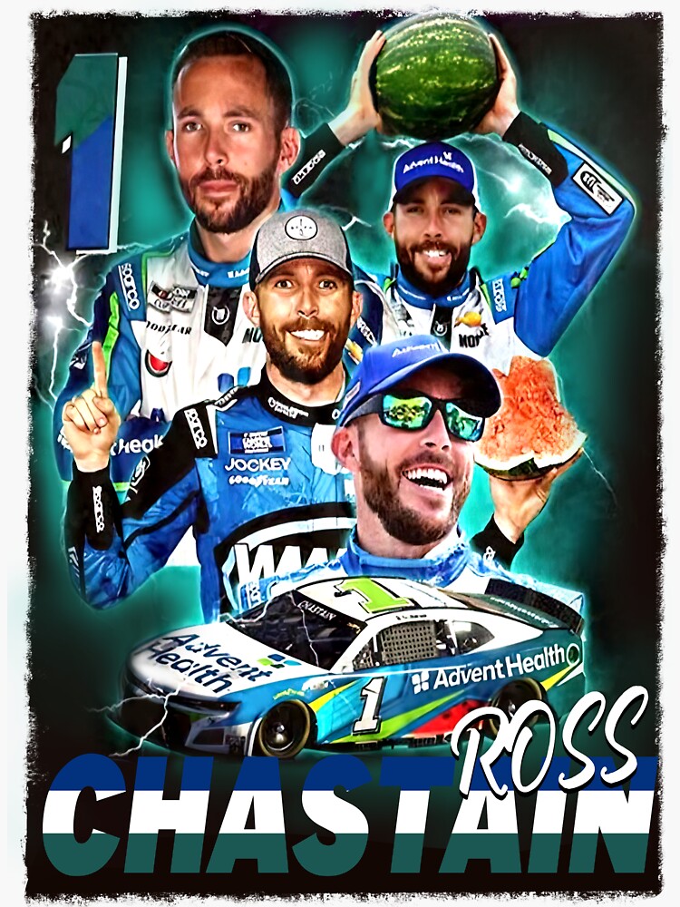 "Ross Chastain Vintage" Sticker for Sale by pipiapett | Redbubble