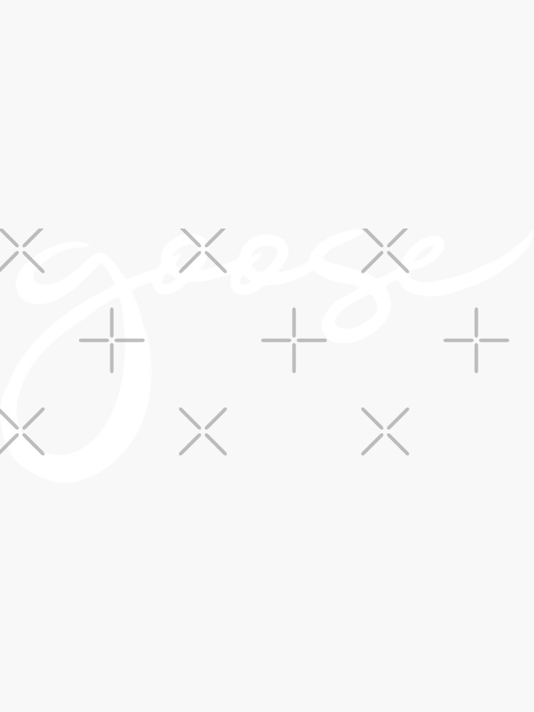 "The Goose American band goose the band merch tour" Sticker for Sale by ...