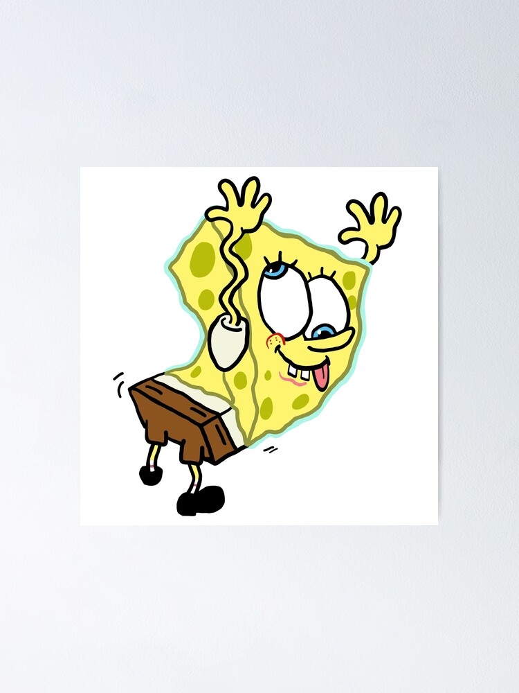"Spongebob Squarepants gone wild" Poster for Sale by Keitow | Redbubble