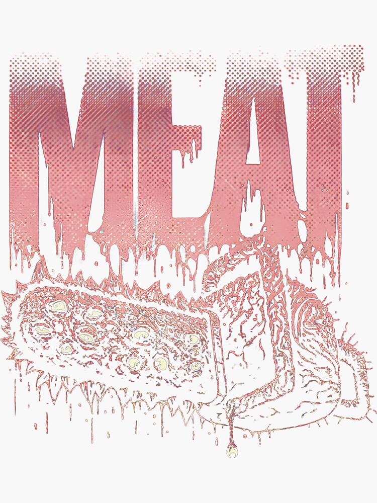 "Meatcanyon" Sticker for Sale by Alvistowne | Redbubble