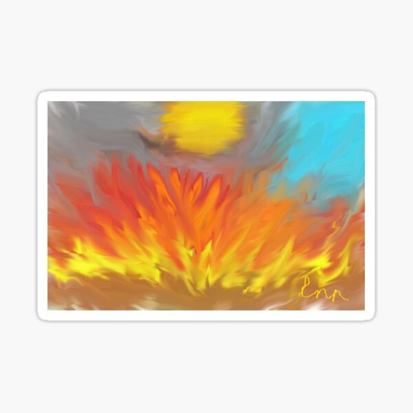 "Fires" Sticker for Sale by pedropatron | Redbubble