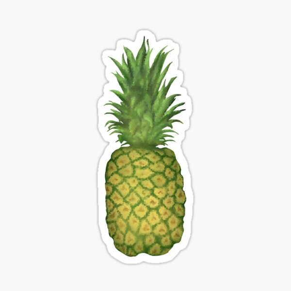 "crystal yellow green Pineapple" Sticker for Sale by Maayanguri | Redbubble