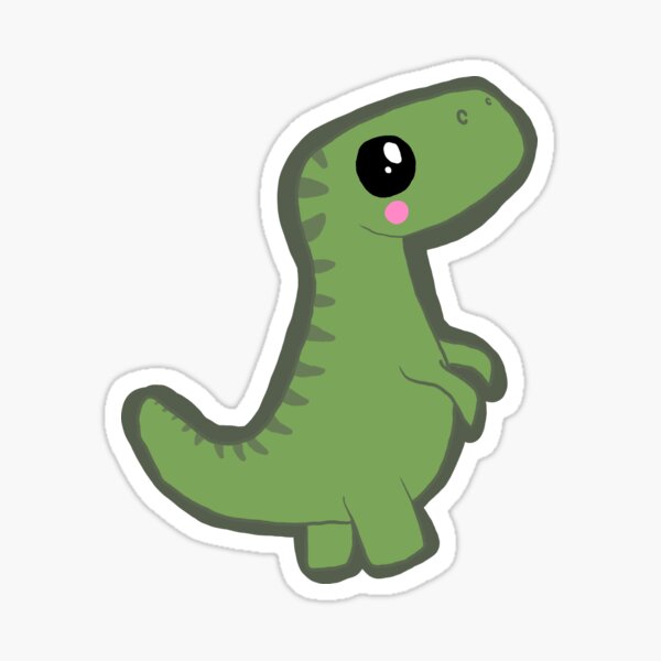 "T-Rex" Sticker for Sale by HowlingKitten | Redbubble