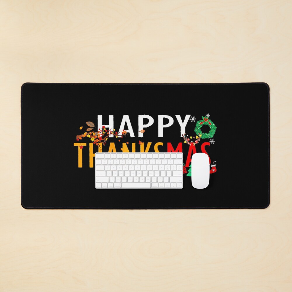 "Thanksgiving Christmas Happy Thanksmas" Sticker for Sale by ...