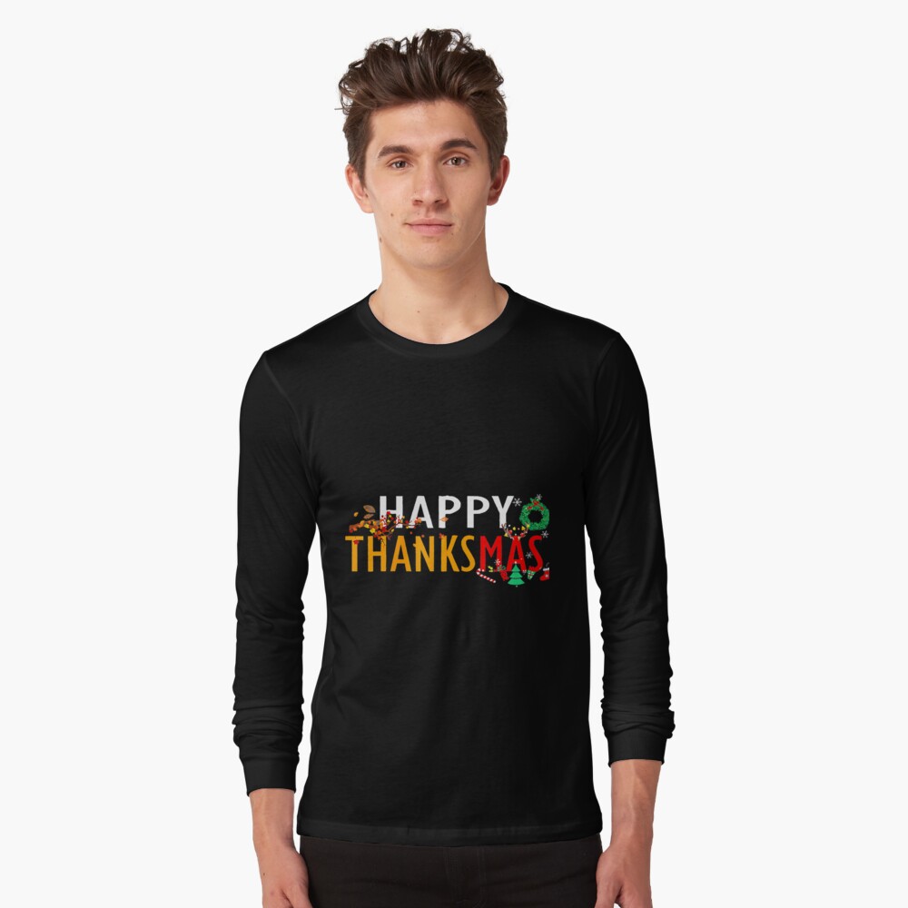 "Thanksgiving Christmas Happy Thanksmas" Sticker for Sale by ...