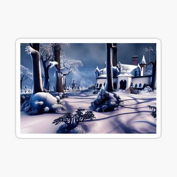 "Winter is coming..." Sticker for Sale by FineArtworld7 | Redbubble