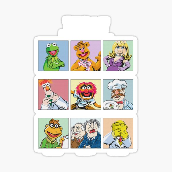 "The Muppets Mood Chart Graphic" Sticker for Sale by AlyonaBarno ...
