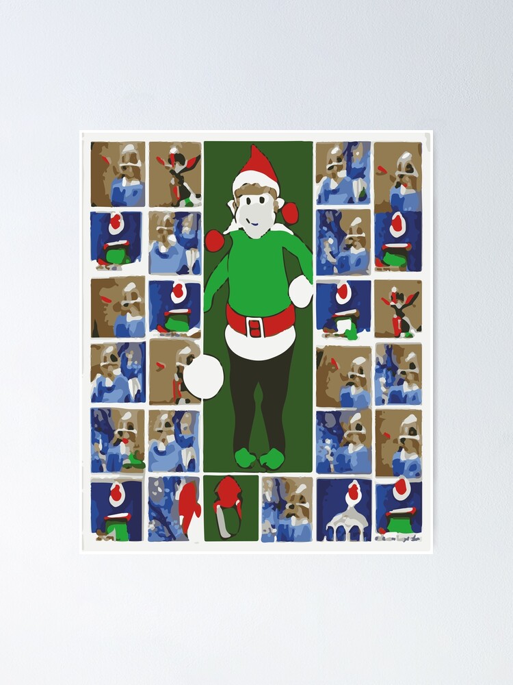 "Buddy the Elf collage" Poster for Sale by storeamine9 | Redbubble