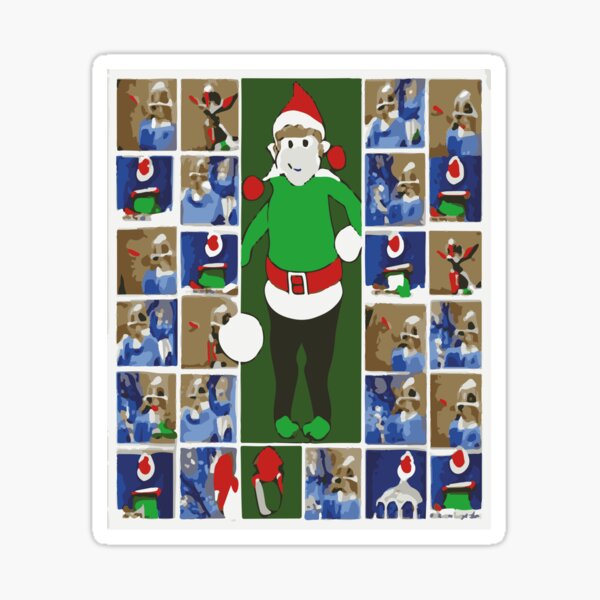 "Buddy the Elf collage" Sticker for Sale by storeamine9 | Redbubble