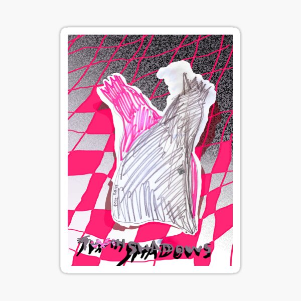 "Twin Shadows (drawing by ACCI) " Sticker for Sale by VanyssaGraphics ...