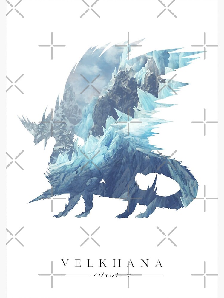 "Velkhana" Sticker for Sale by MelvinEvelyn | Redbubble