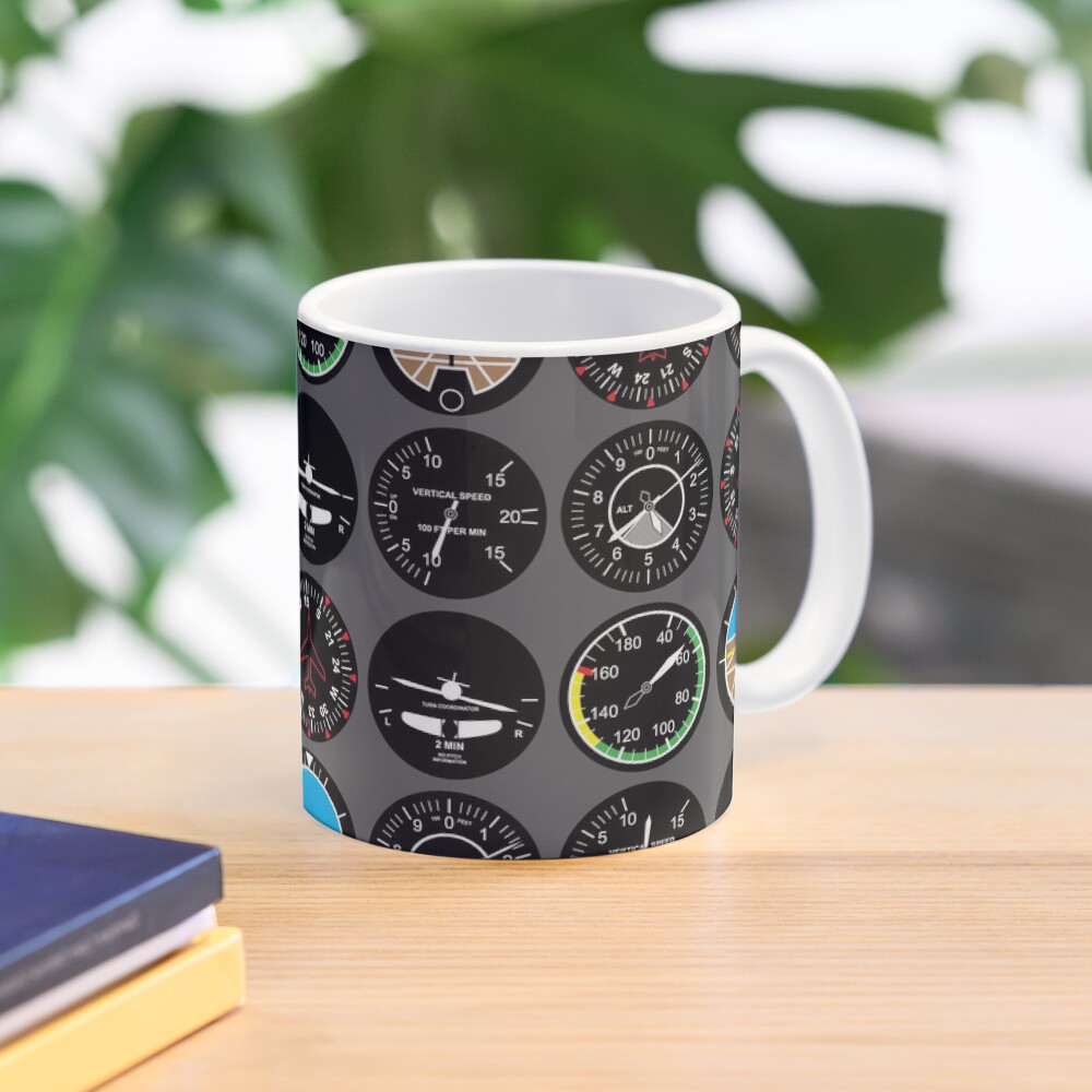 "Flight Instruments" Mug by robyriker | Redbubble