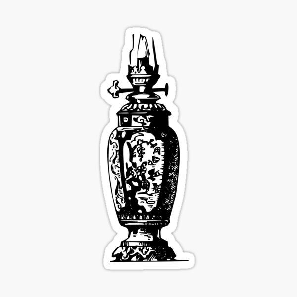 "Oil Lamp" Sticker for Sale by LoopyJess | Redbubble