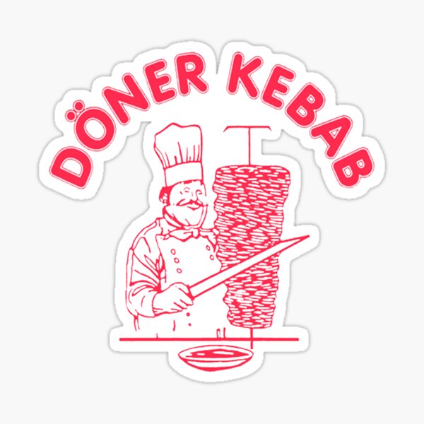 "beste döner kebab meat" Sticker for Sale by faxsaycharla | Redbubble