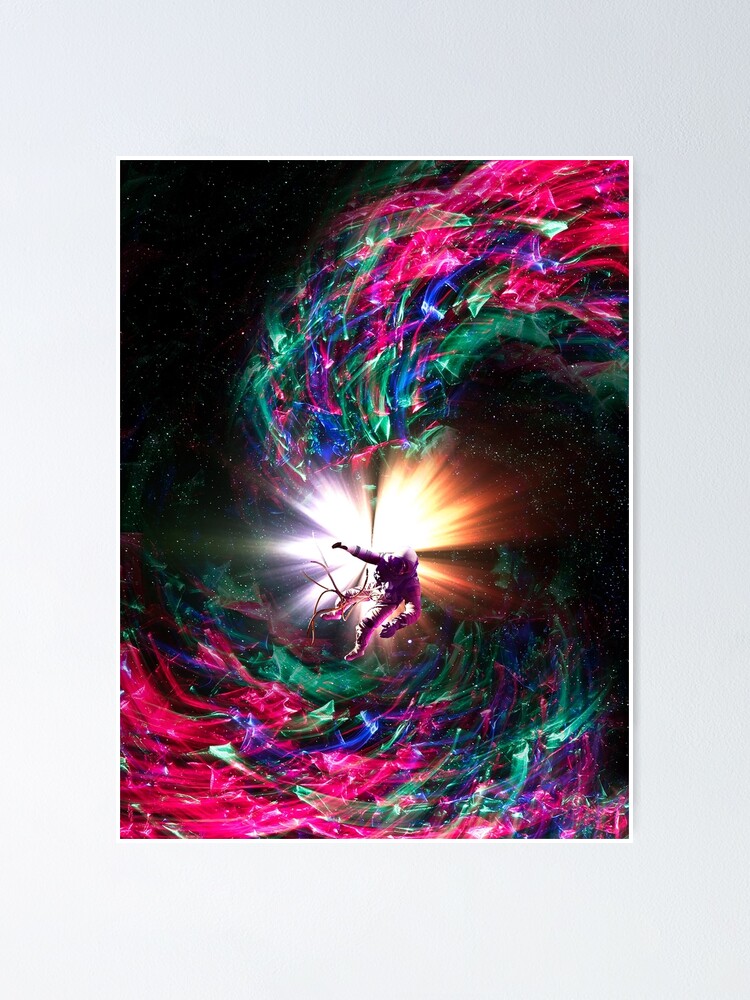 "Space Drowning" Poster for Sale by Shaheen01 | Redbubble