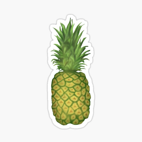 "mosaic green and yellow vintage stile Pineapple" Sticker for Sale by ...
