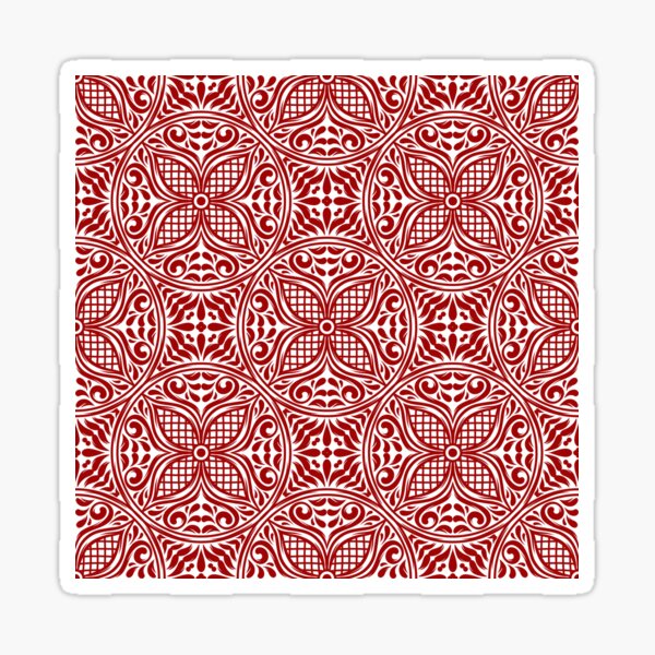"Arrow Abstract Patchwork - Red" Sticker for Sale by Arrow60 | Redbubble