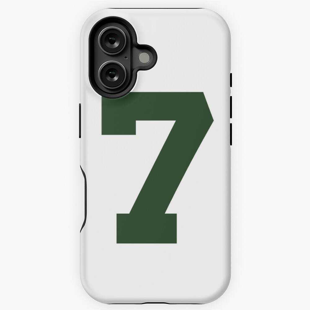 "Number 7, Dark green one, Sports number 7" Sticker for Sale by ...