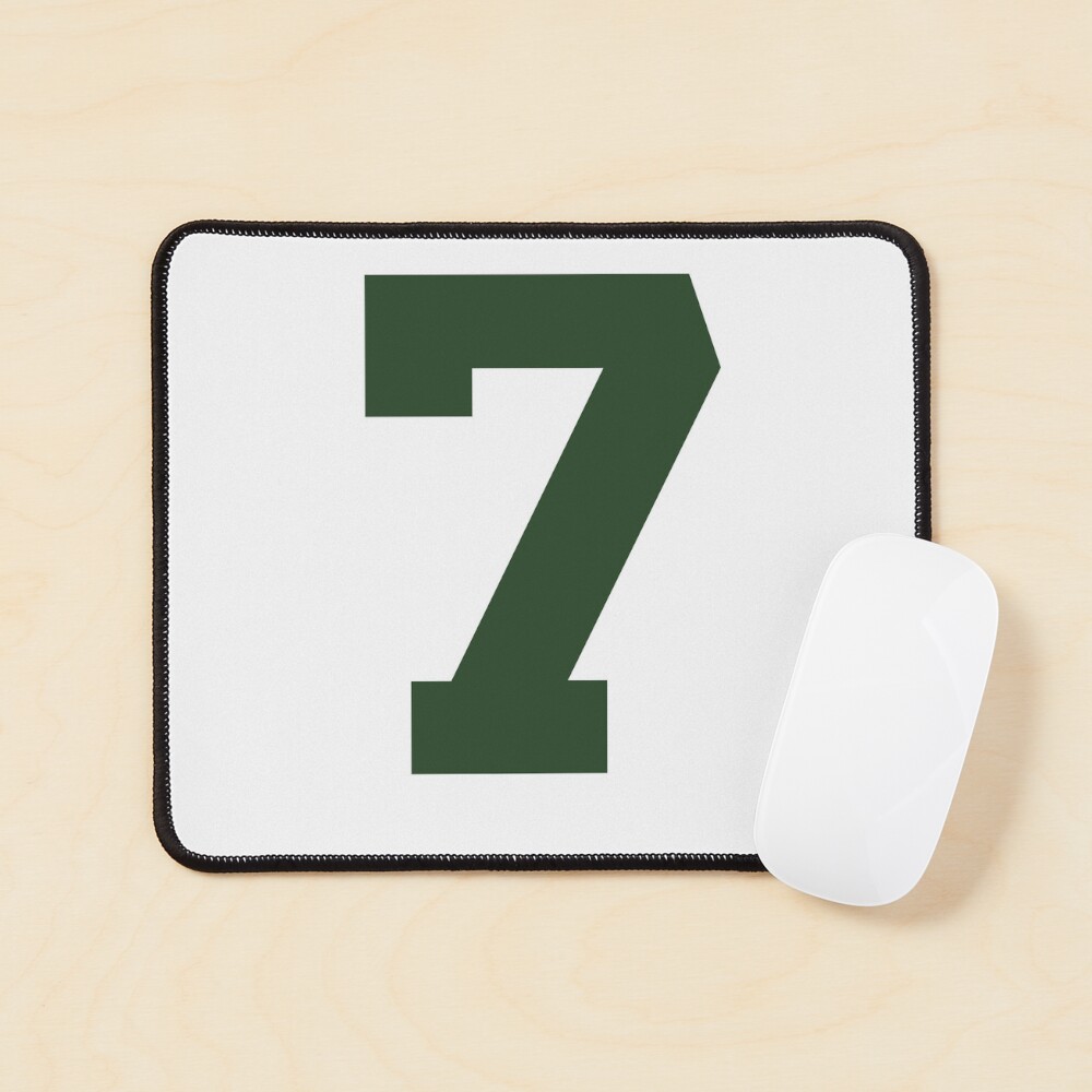 "Number 7, Dark green one, Sports number 7" Sticker for Sale by ...