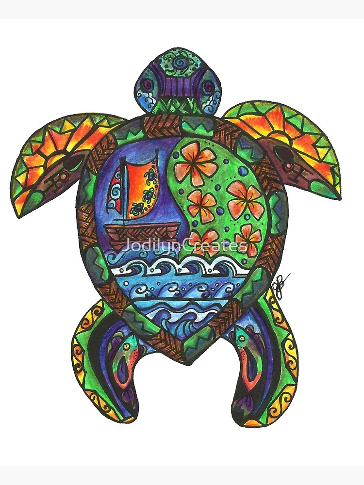 Hawaiian Sea Turtle Designs