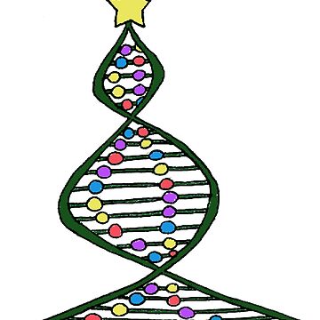 "DNA of a Christmas Tree" Greeting Card for Sale by rfmdesigns | Redbubble