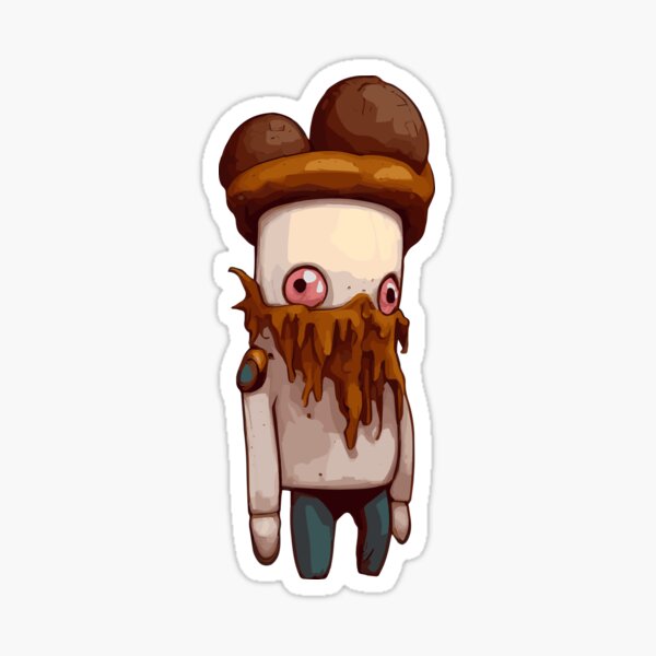 "Meatball Man" Sticker for Sale by RustyBeast | Redbubble