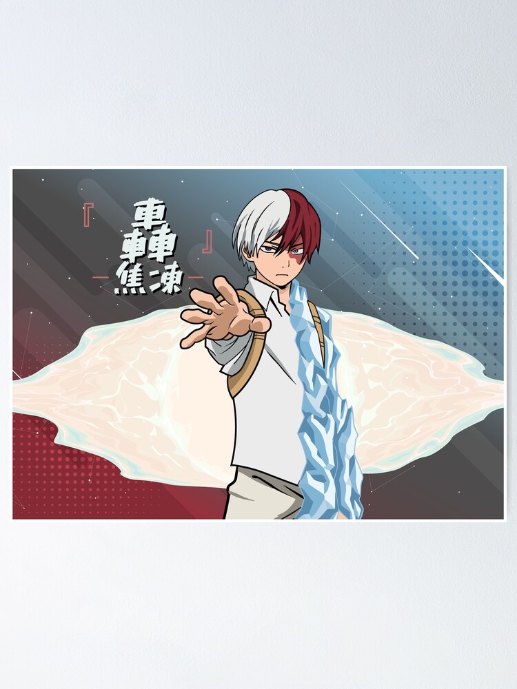 "Todoroki Shoto 1st Appearance Skyness | My Hero Academia" Poster for ...