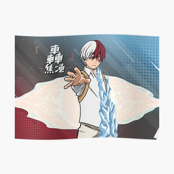 "Todoroki Shoto 1st Appearance Skyness | My Hero Academia" Poster for ...