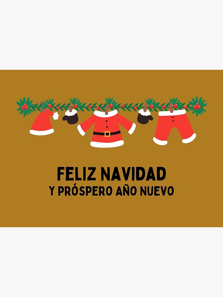 Póster «Feliz Navidad y próspero Año Nuevo, Tarjeta navideña, Merry ...