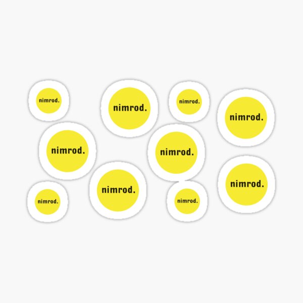 "Nimrod" Sticker for Sale by thebcarts | Redbubble