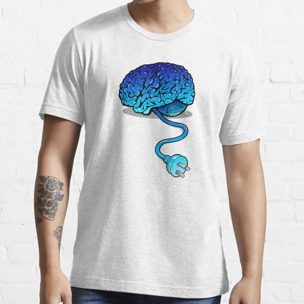 "Your Brain without Coffee - Blue" T-shirt for Sale by RevolutionGFX ...