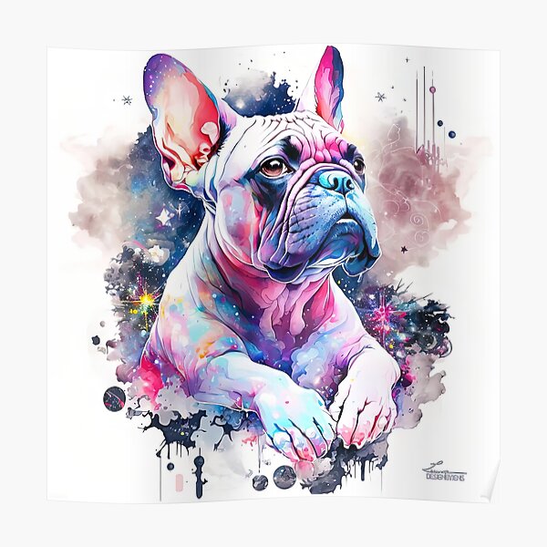 "bulldog" Poster for Sale by Jenslemmens | Redbubble