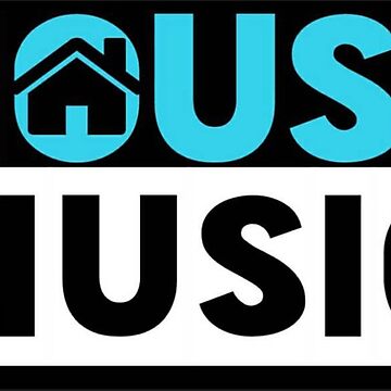 "House Music" Sticker for Sale by David W Kirk | Redbubble
