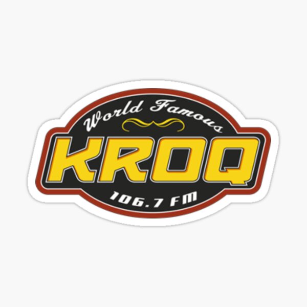 " KROQ" Sticker for Sale by pulchra1 | Redbubble