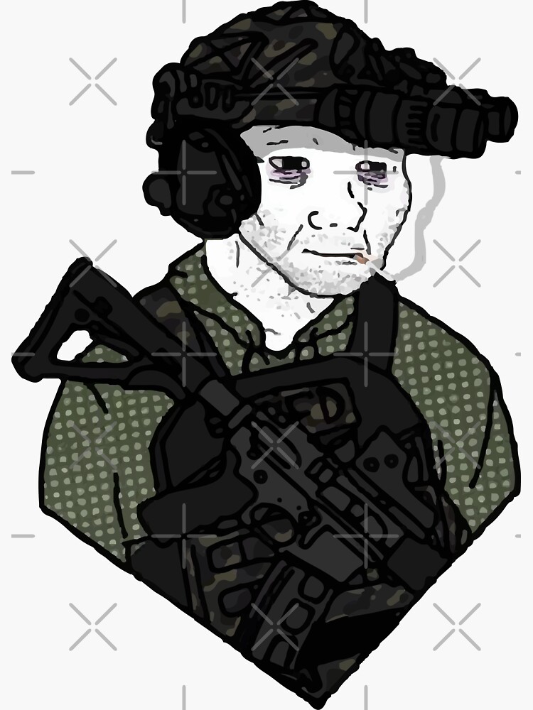 Pegatina «Funny Task Force Doomer Forward Observation Group Cool Meme ...