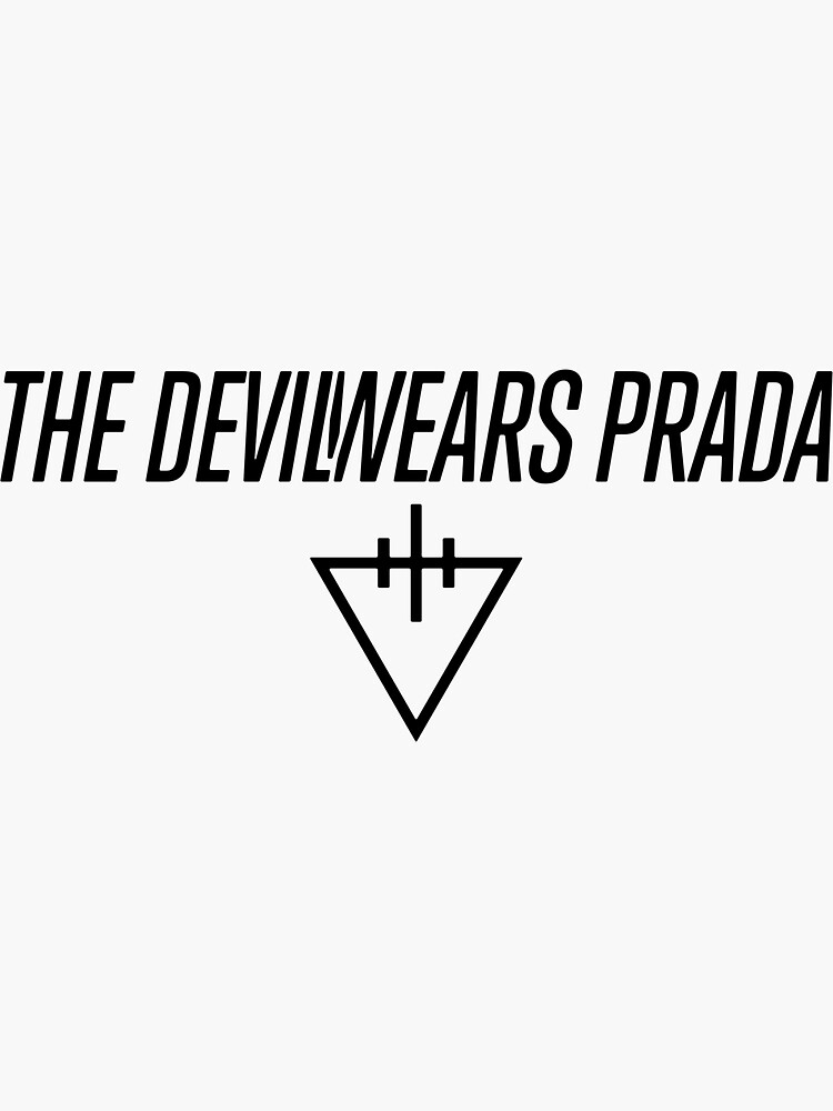 "The Devil Wears Prada Minimalist Logo" Sticker for Sale by TNKART ...