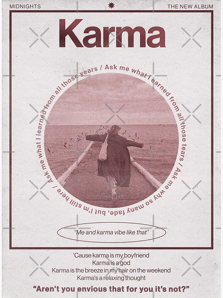 "Karma" Poster for Sale by lgsketches | Redbubble